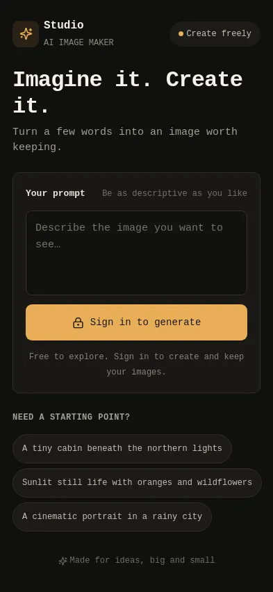 AI Image Studio