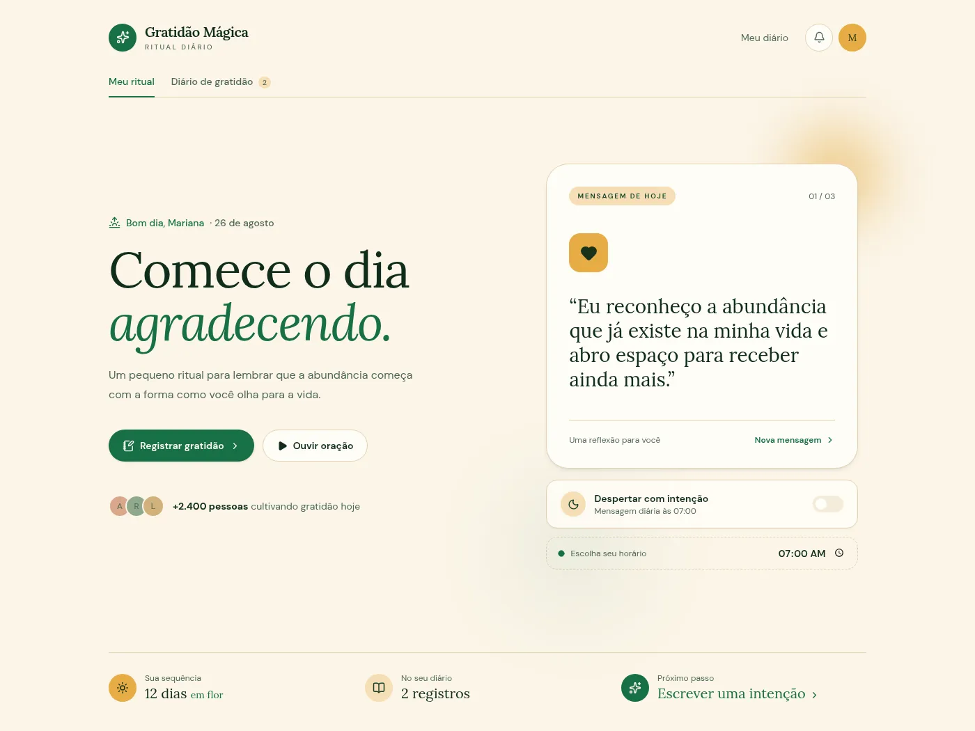 Gratidão Mágica App