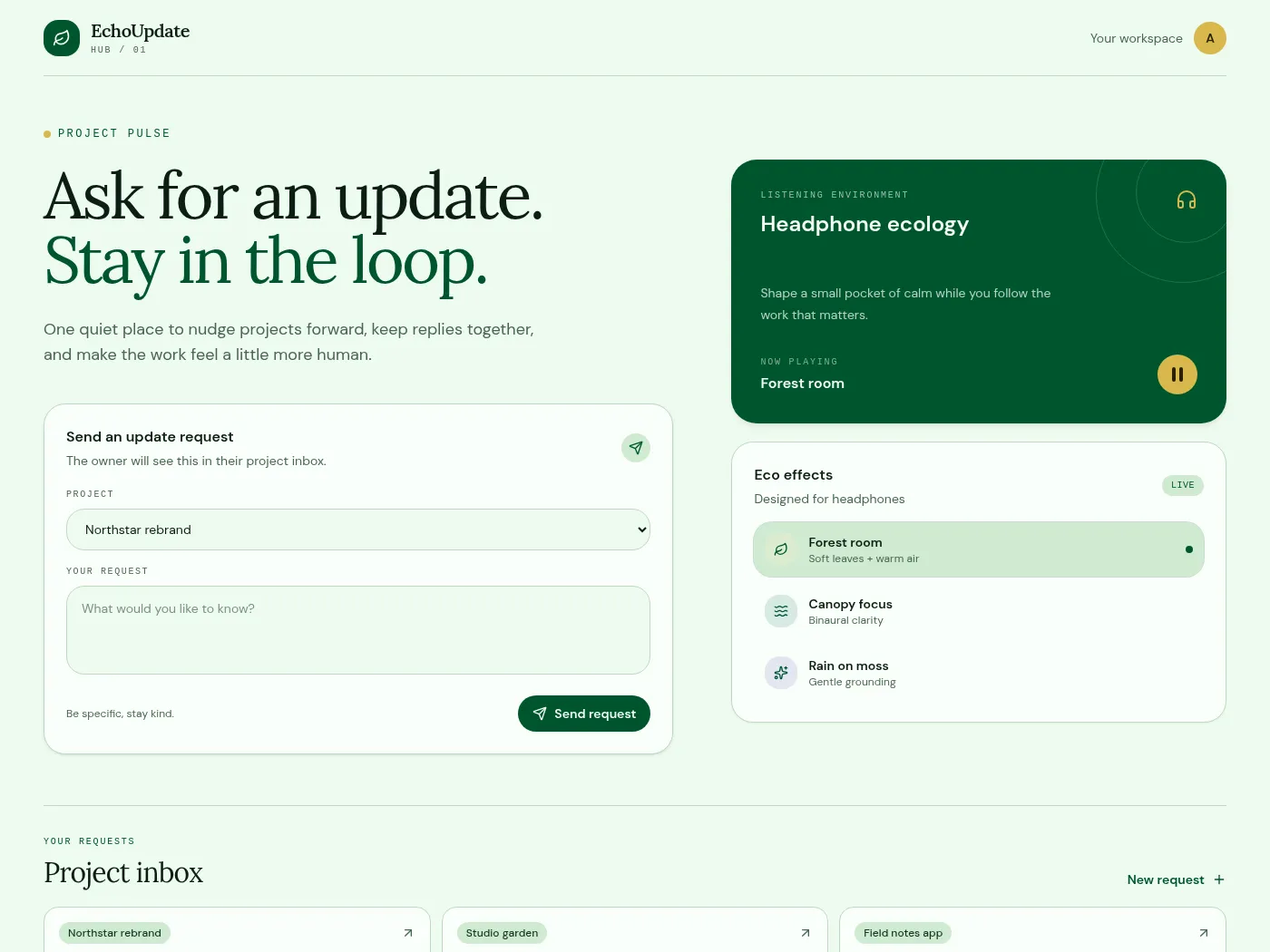 EchoUpdate Hub