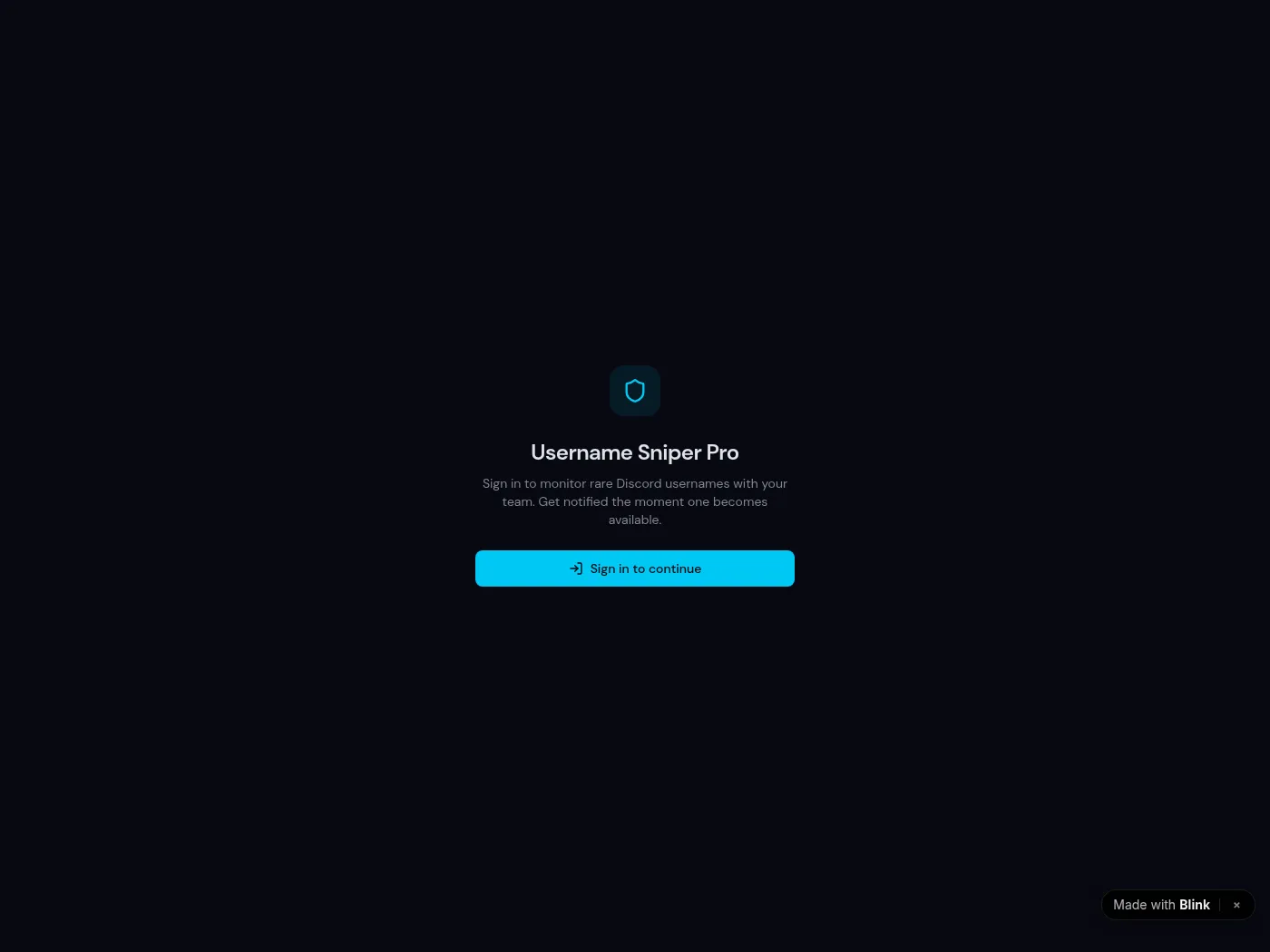 Username Sniper Pro