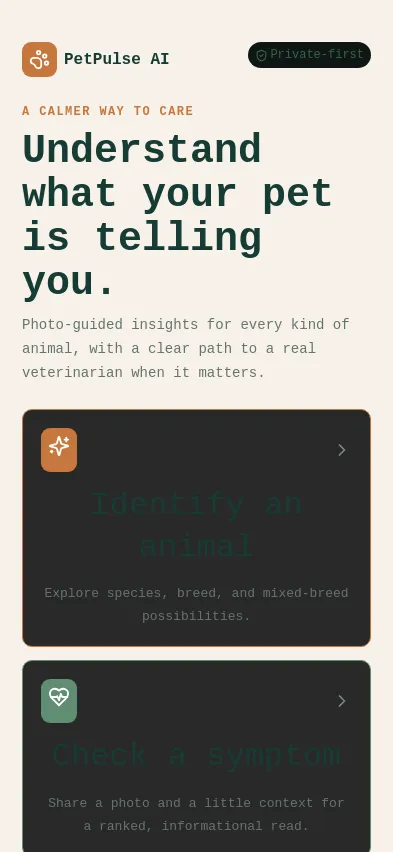 PetPulse AI Companion