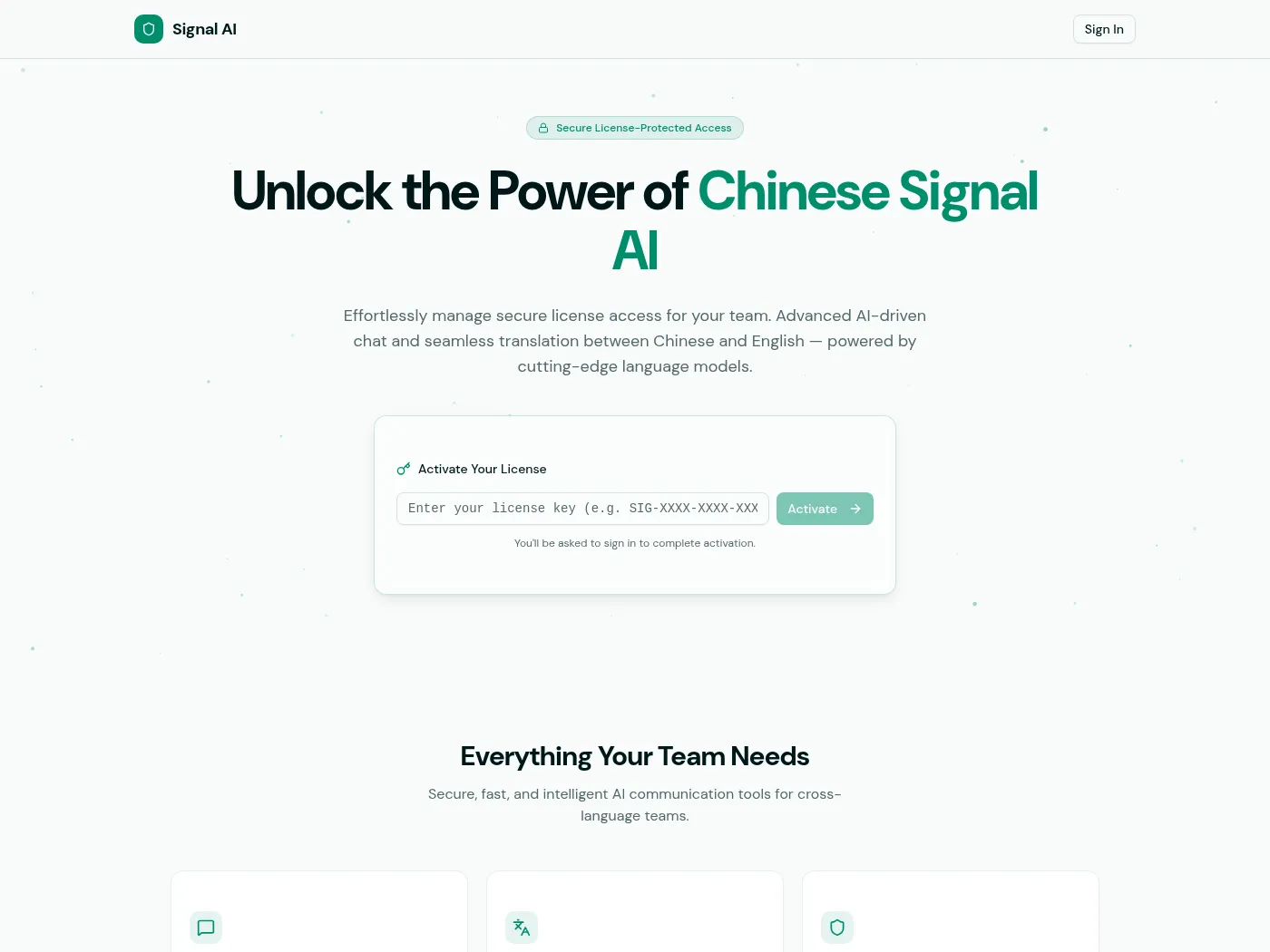 Signal AI Unlocker