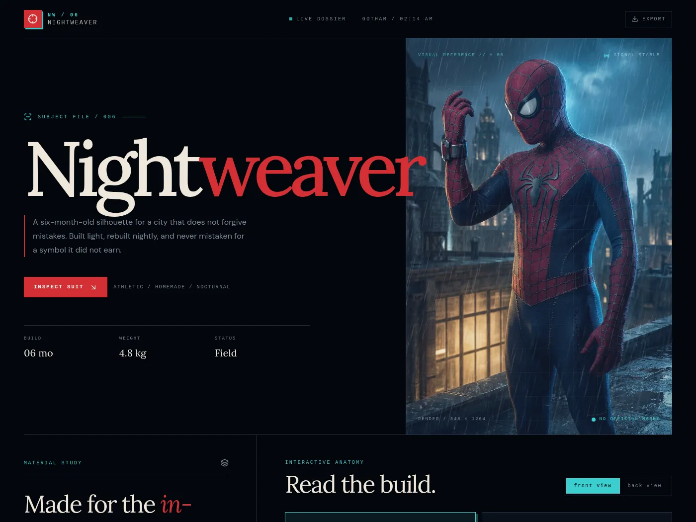Spider Hero Suit Designer