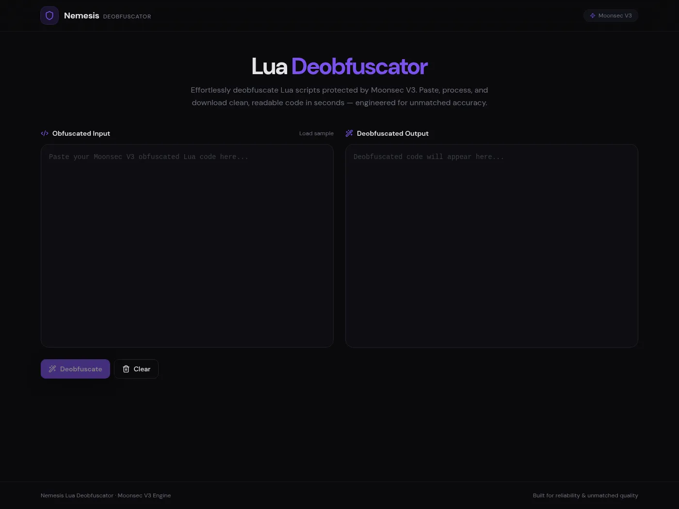 Nemesis Lua Deobfuscator