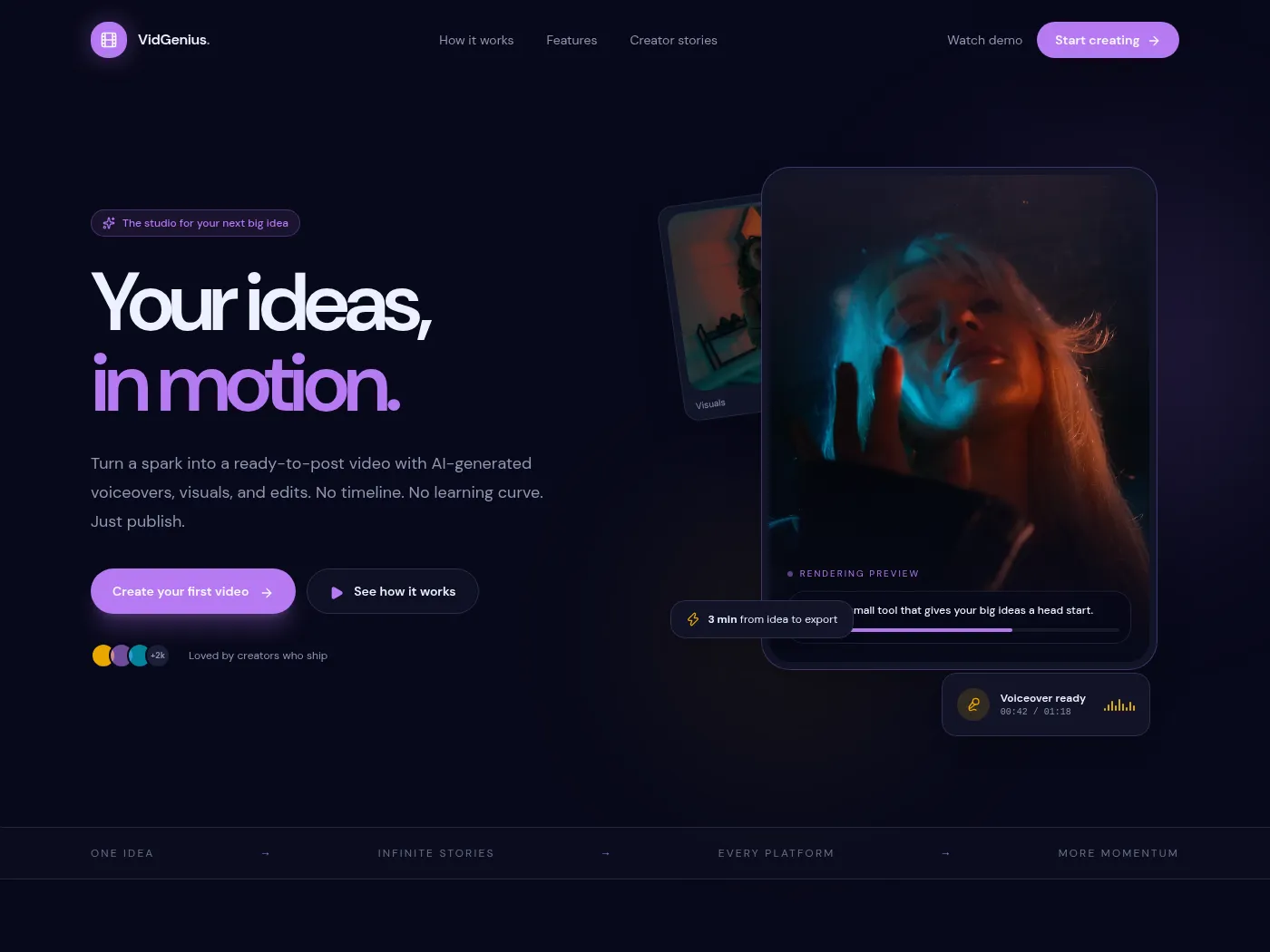 VidGenius AI Studio