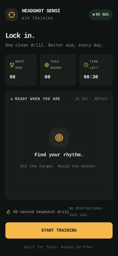 Headshot Sensi App