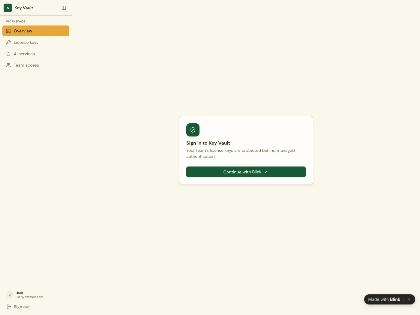 Chatbot Key Vault
