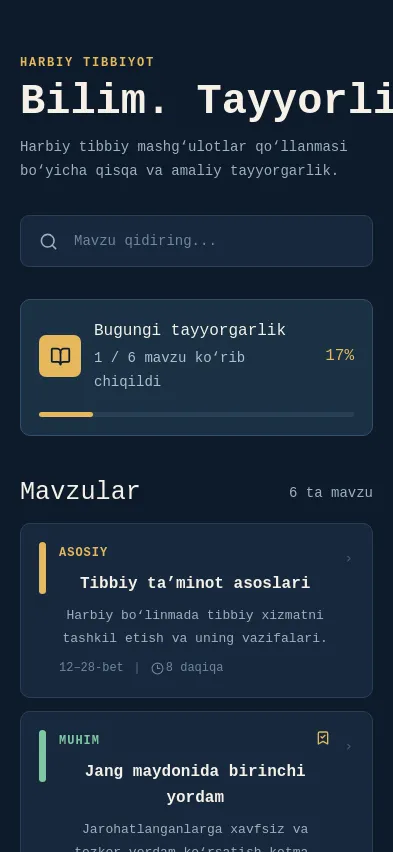 QuickStart Mobile