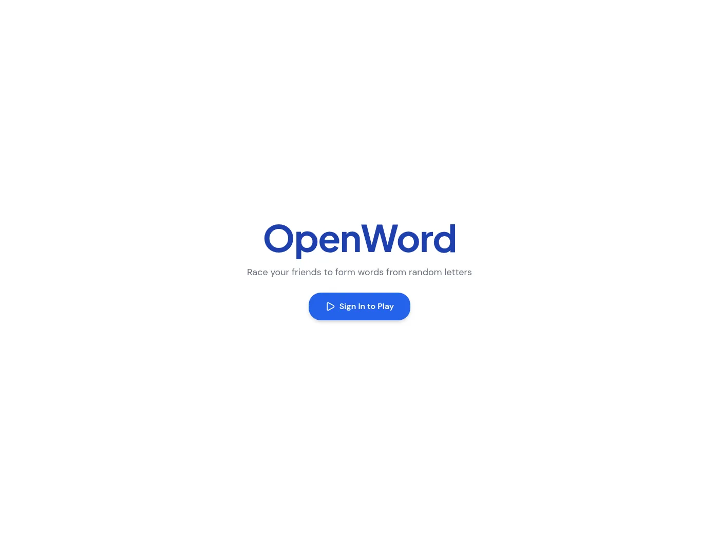 OpenWord Game