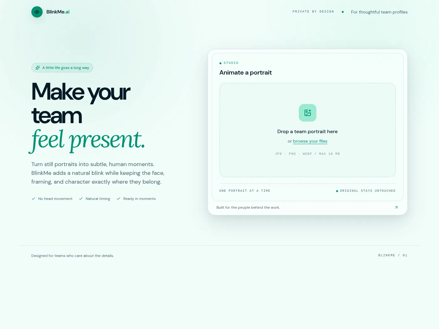 BlinkMe AI Animator