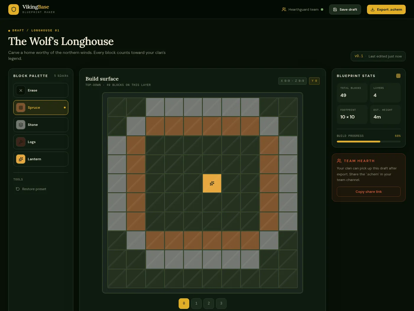 VikingBase Blueprint Maker