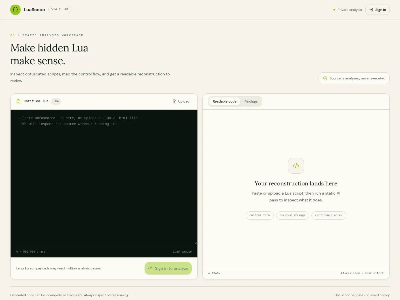 Luaraph AI Deobfuscator