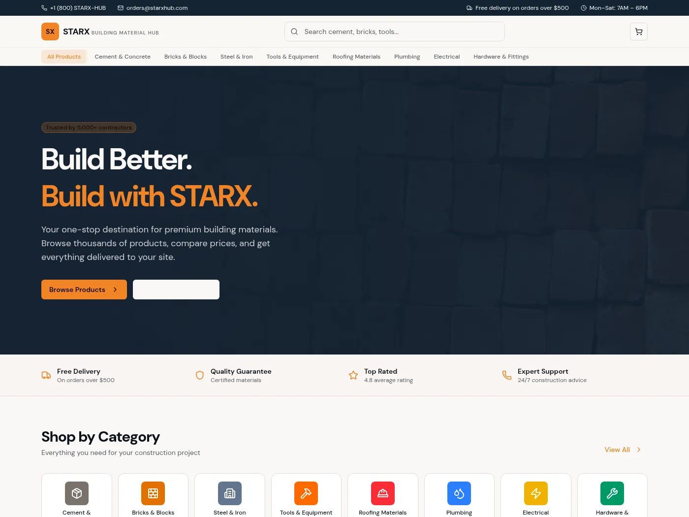 STARX Material Hub