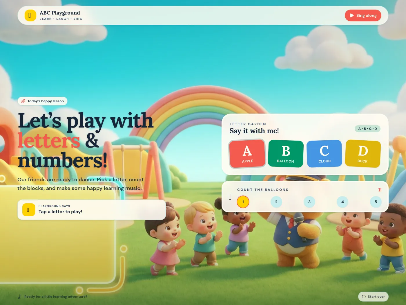 ABC Playground Cartoon