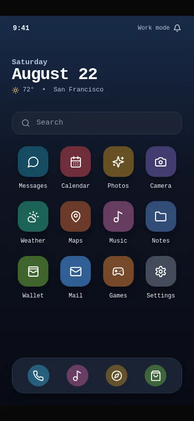 iOS Launcher Android