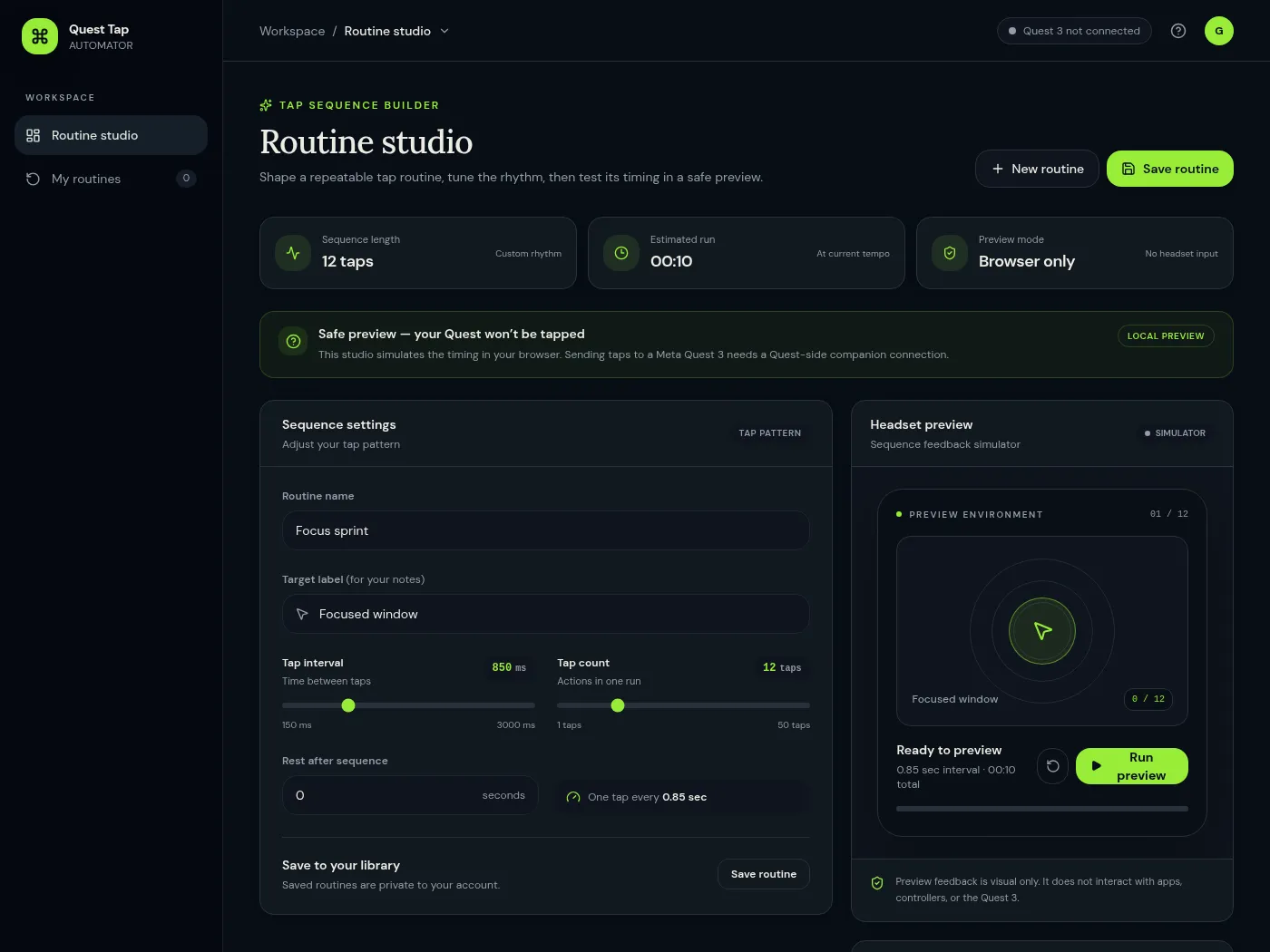 Quest Tap Automator