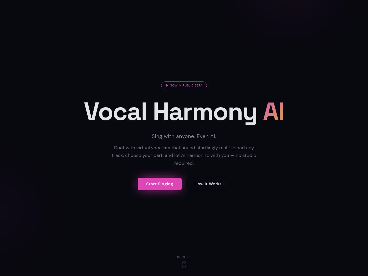 Vocal Harmony AI