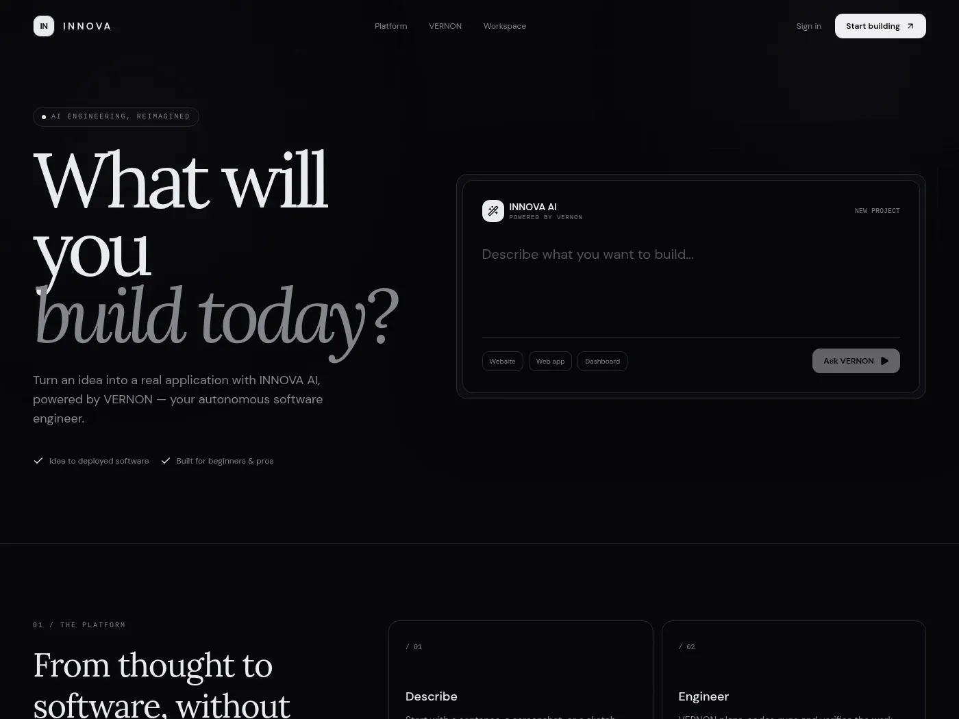 INNOVA AI Engineering Platform
