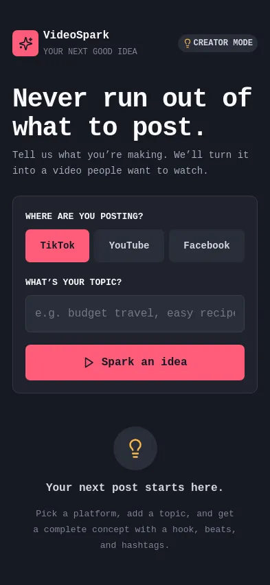 VideoSpark AI