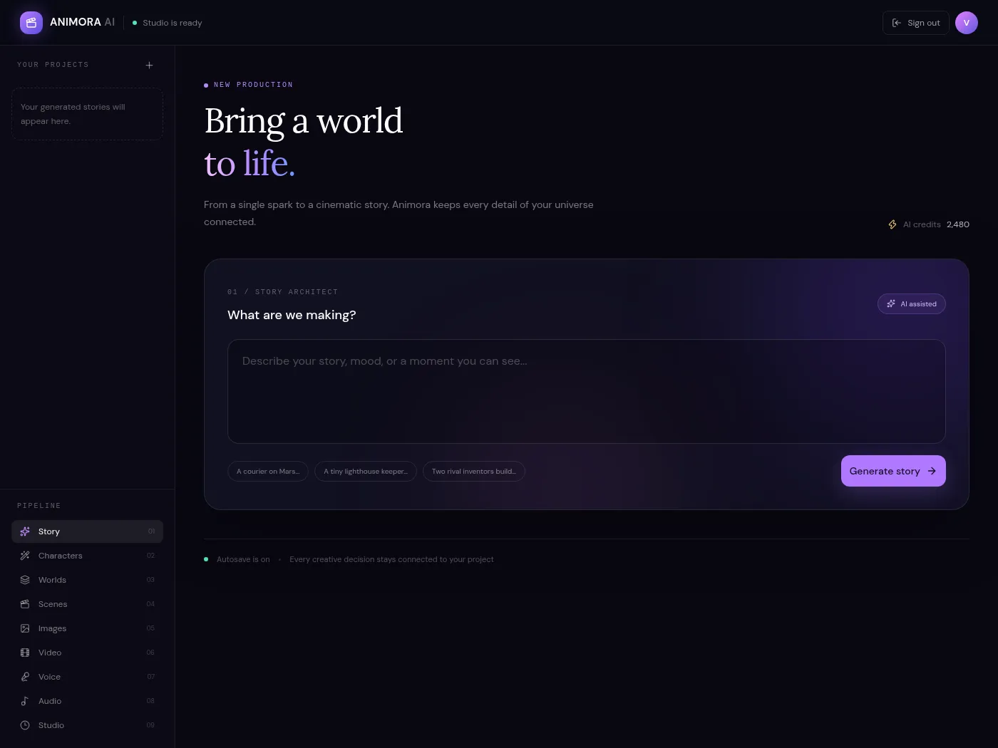 Animora AI Studio