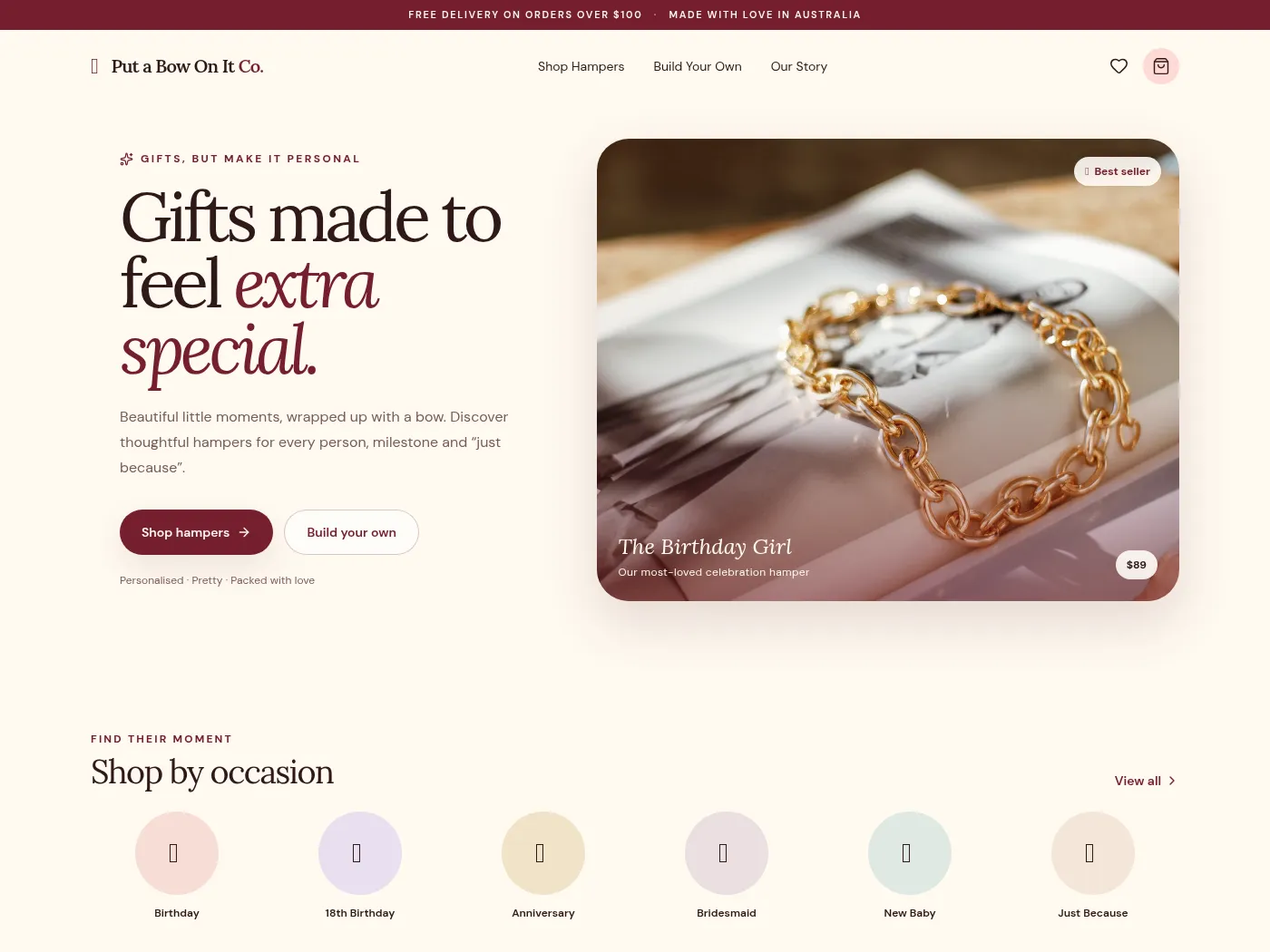 BowOnIt Mobile Gifting App