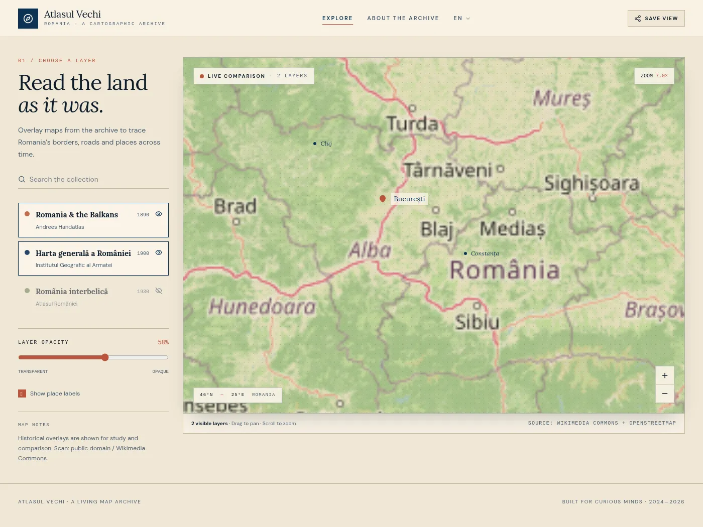 Historic Maps Explorer