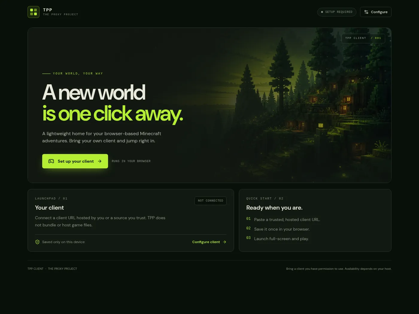 TPP Web Client