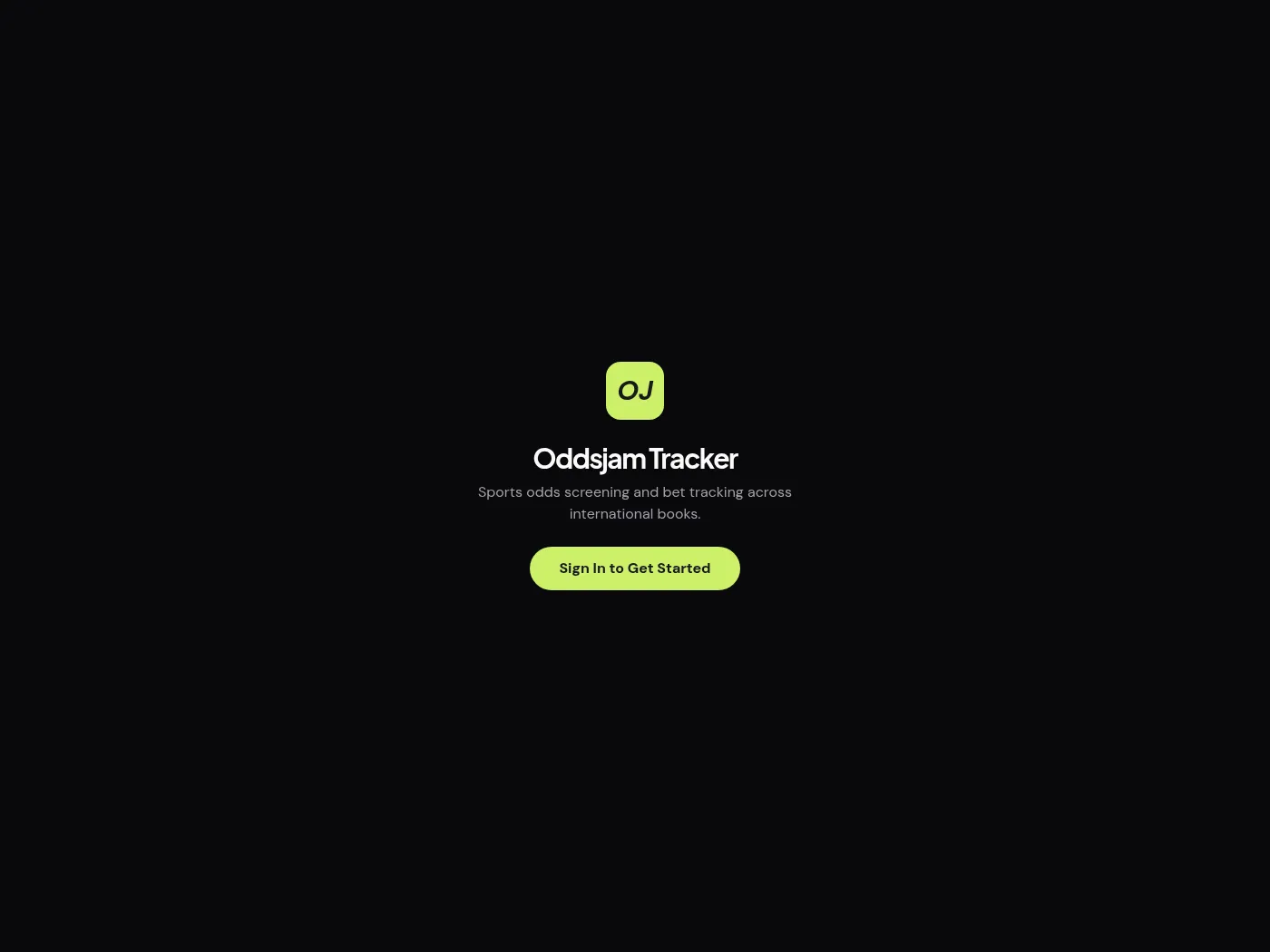 Global Oddsjam Tracker