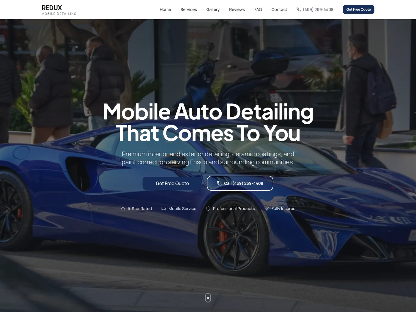 Redux Detailing Website