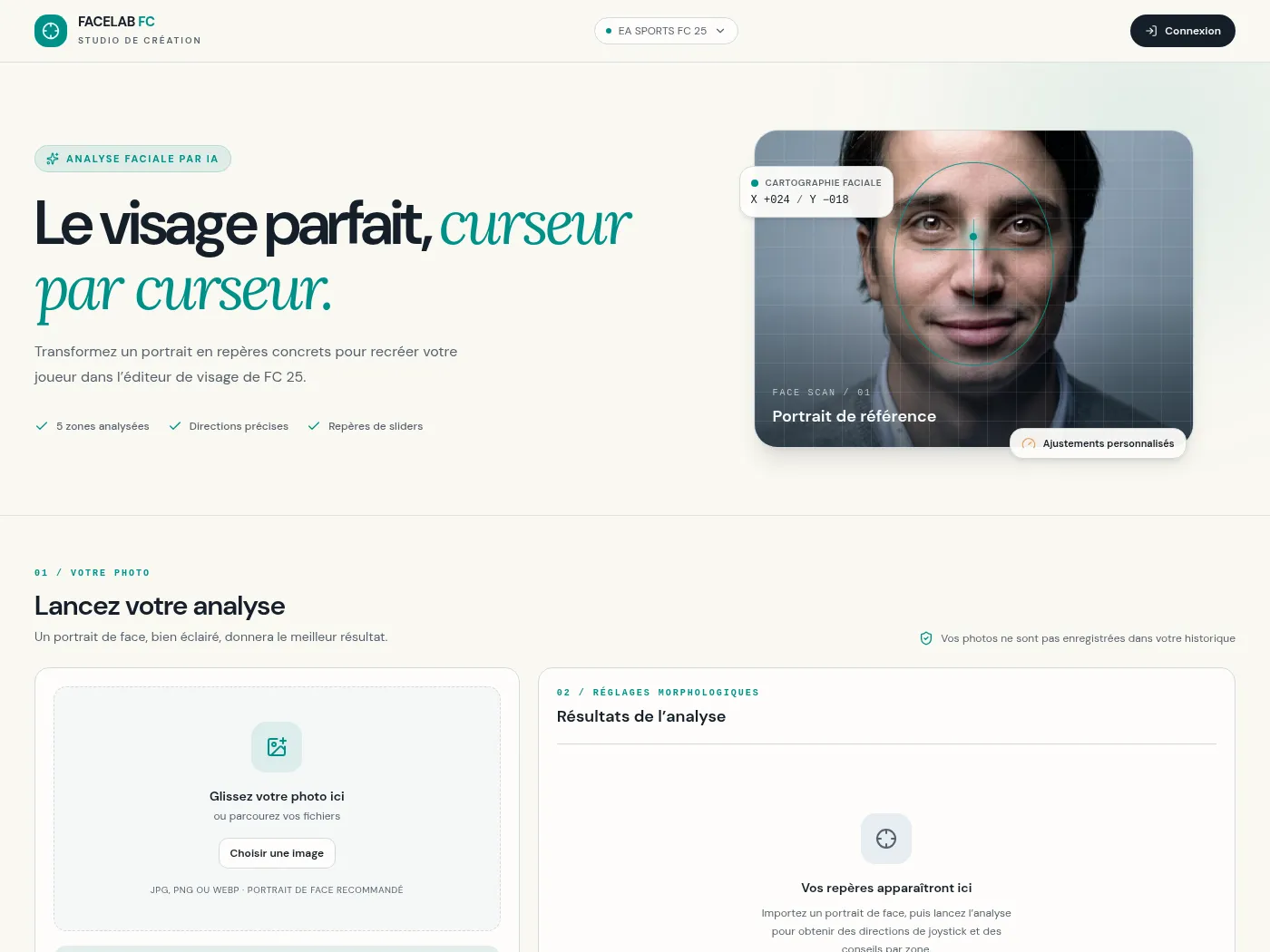 Face Creator Analyzer