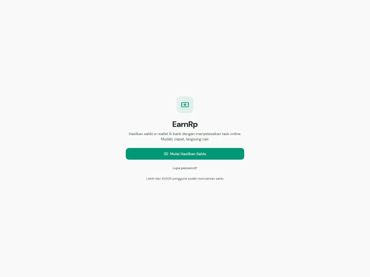 EarnRp Web App