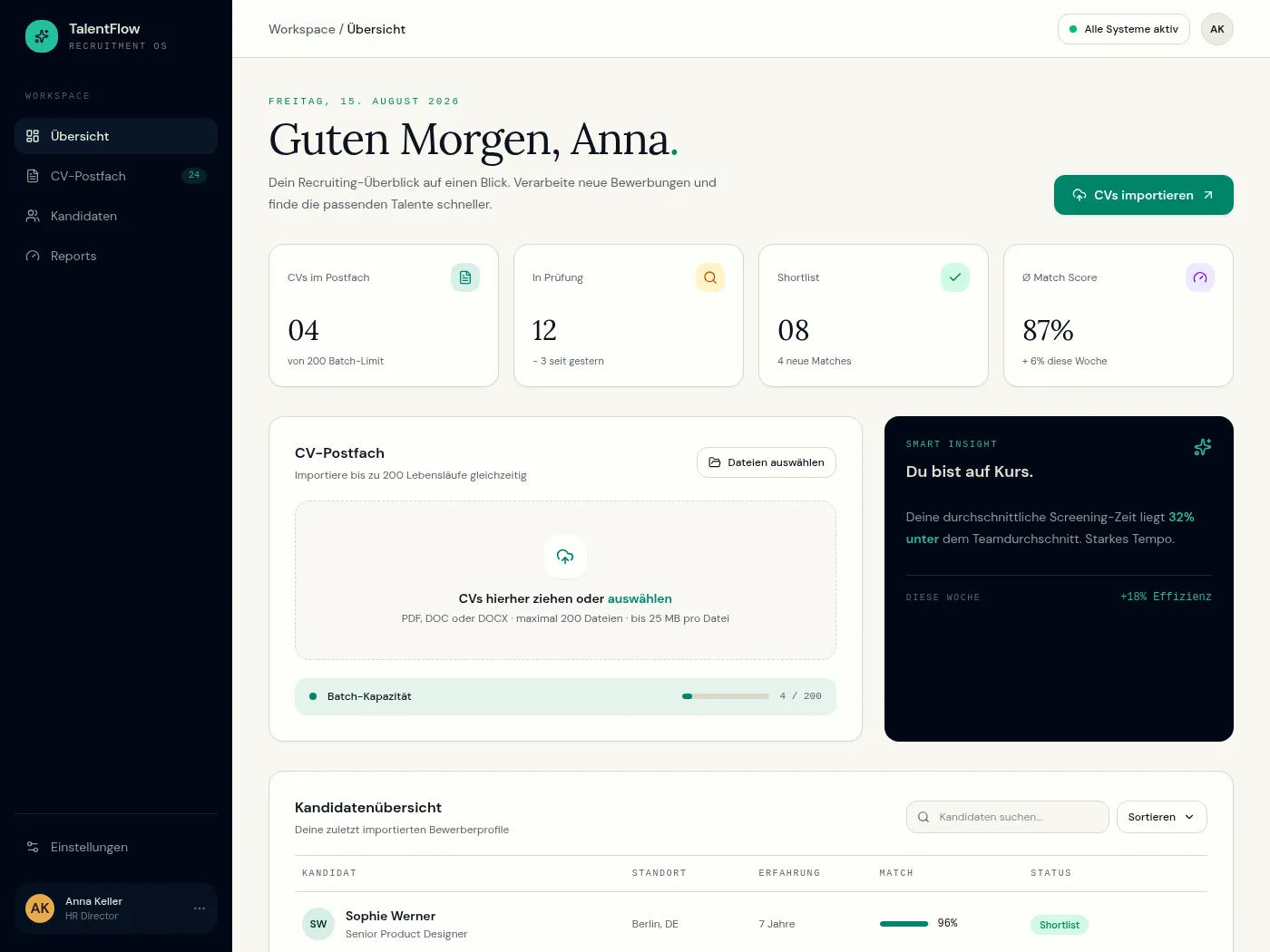Bulk CV Recruitment Hub