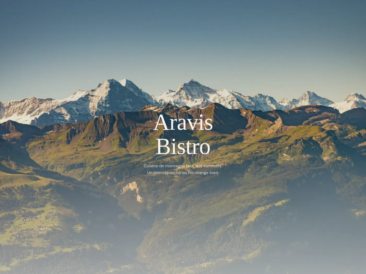 Aravis Bistro Website
