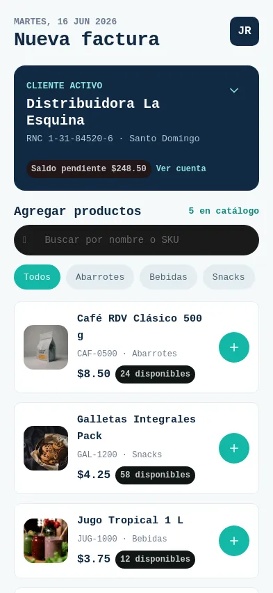 SalesPro Móvil RDV