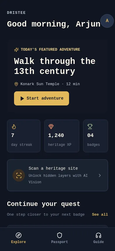 HeritageVerse Adventure App