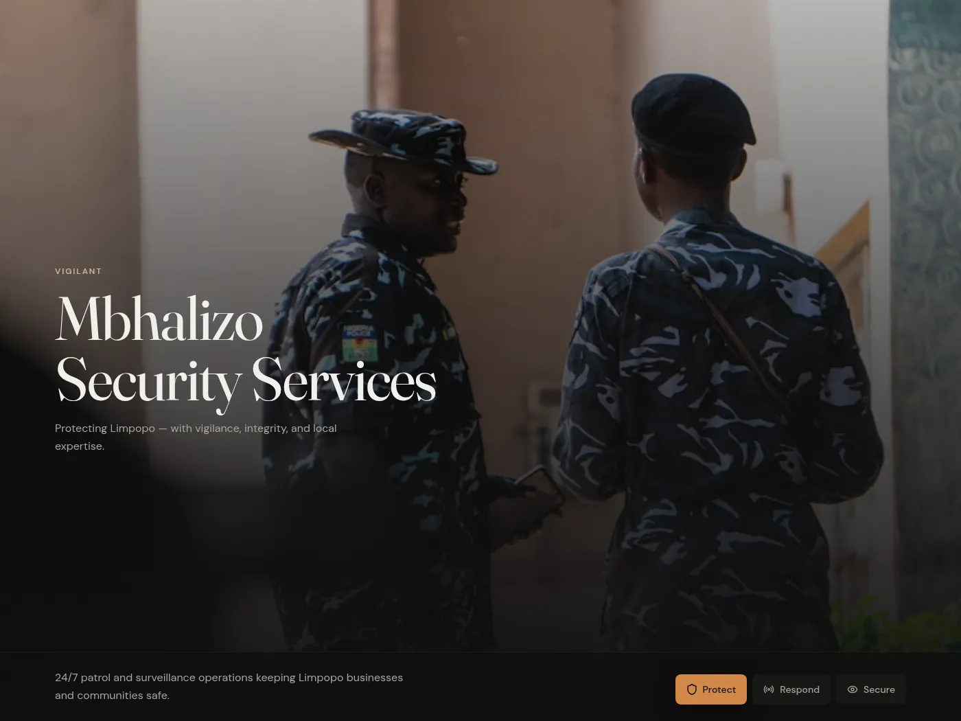 Mbhalizo Security Site