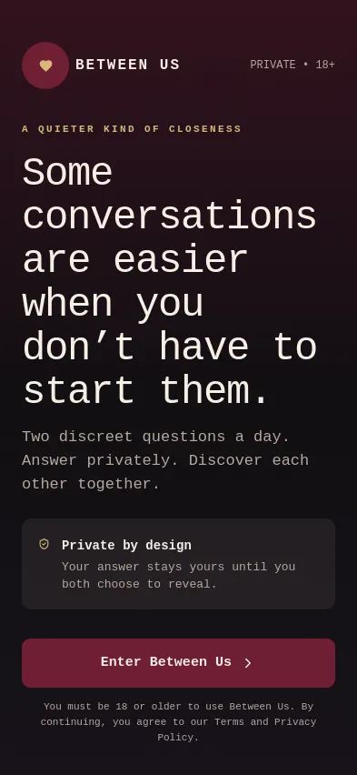 Between Us Couples App