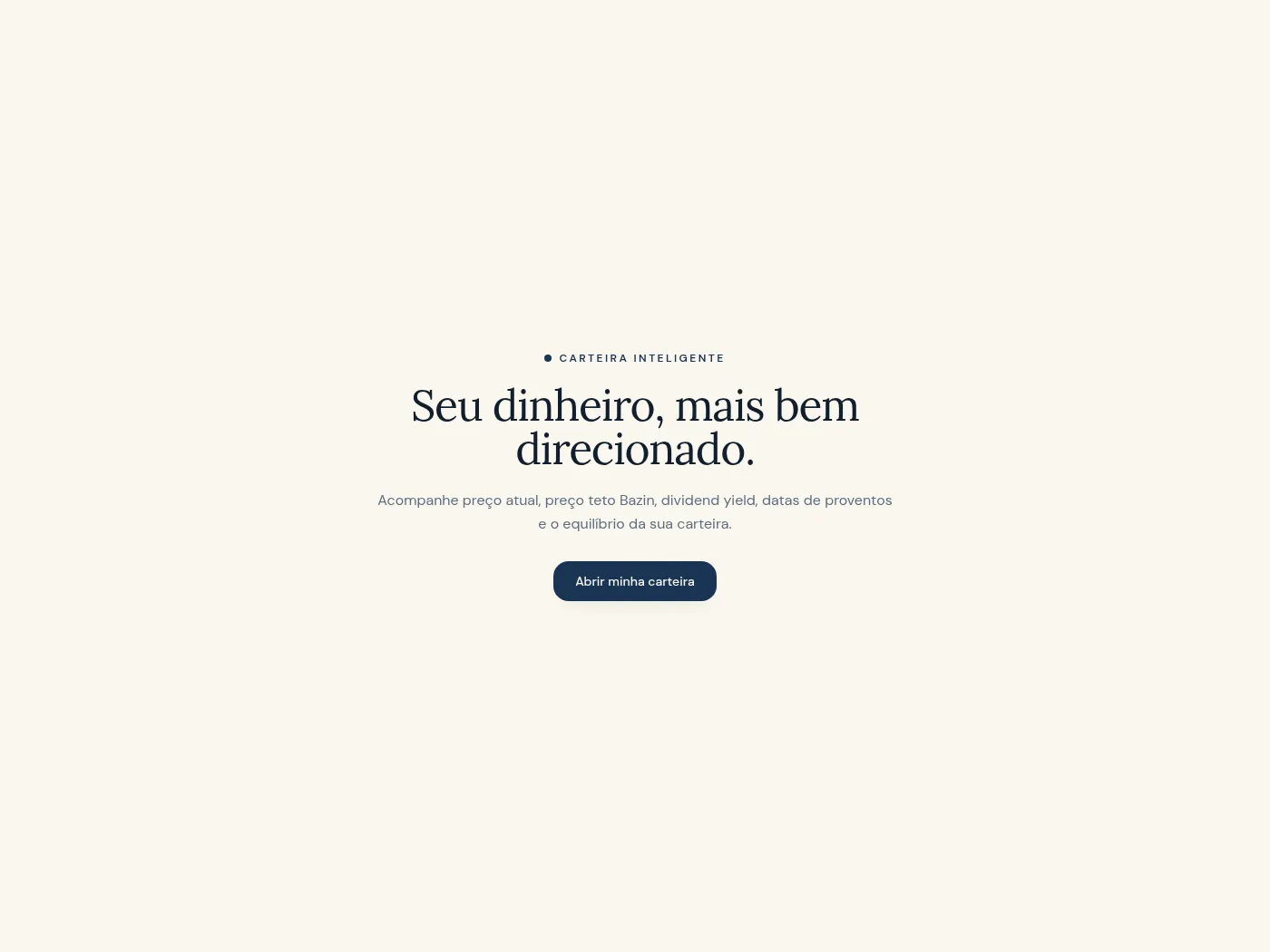 Carteira Inteligente