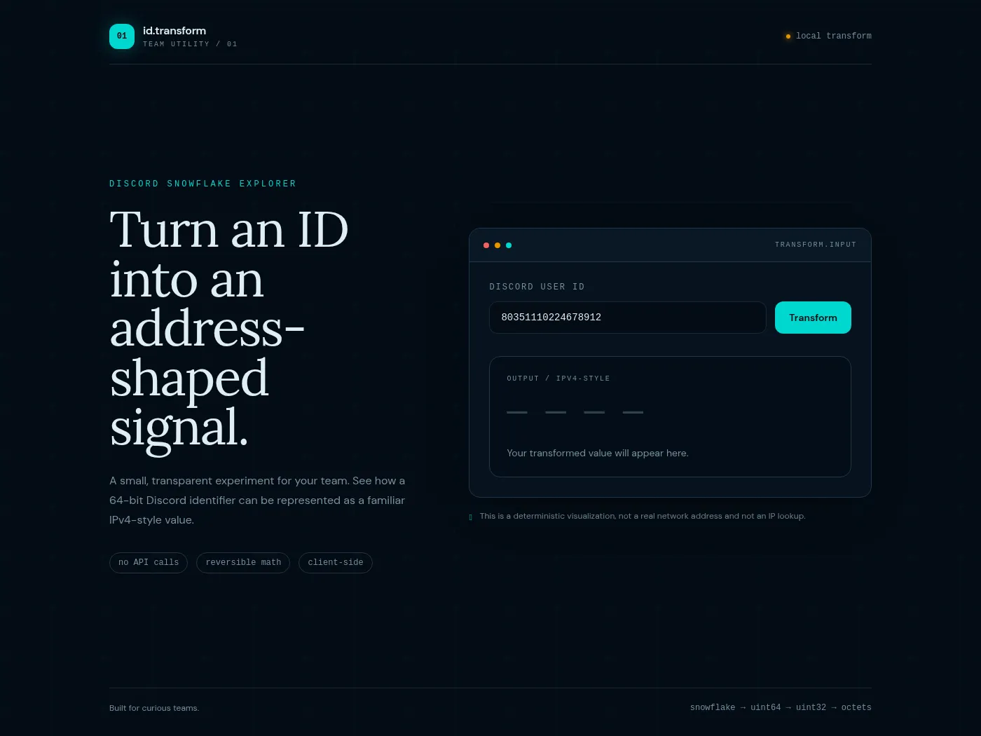 Discord ID Transformer