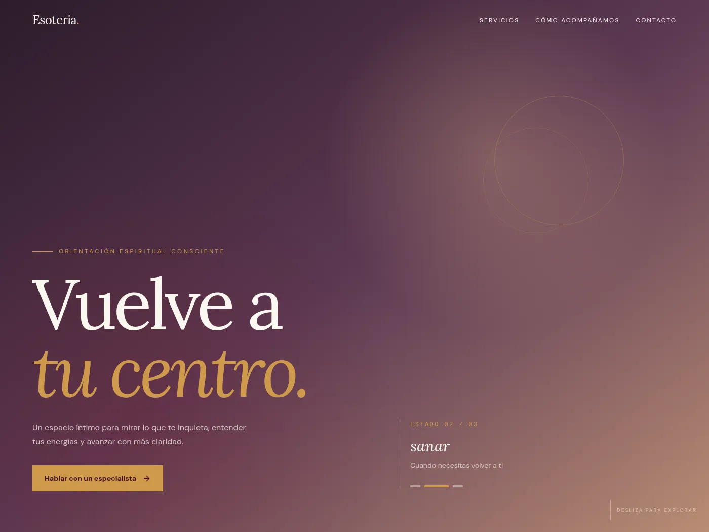 Esoteria Web Portal