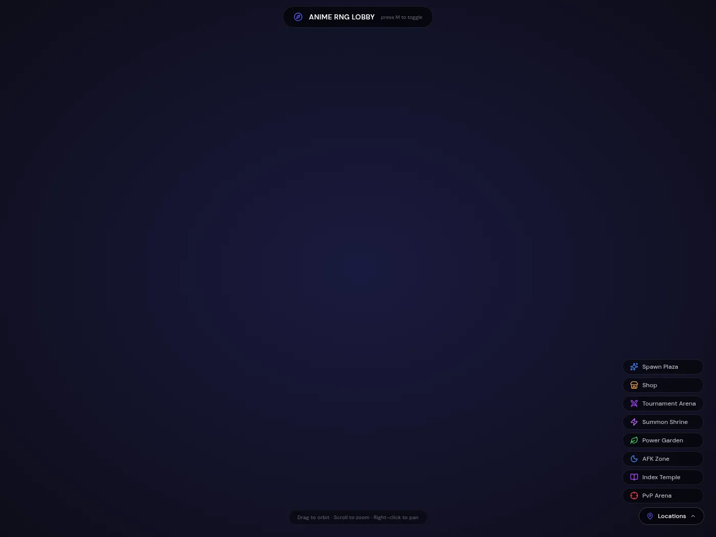 Anime RNG Lobby Map