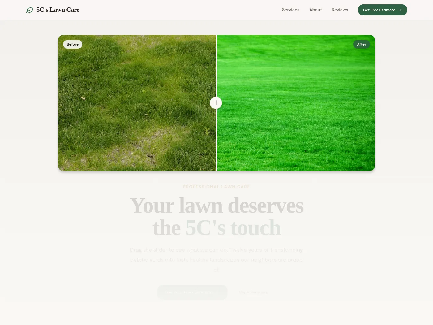 5C's Lawn Care Site