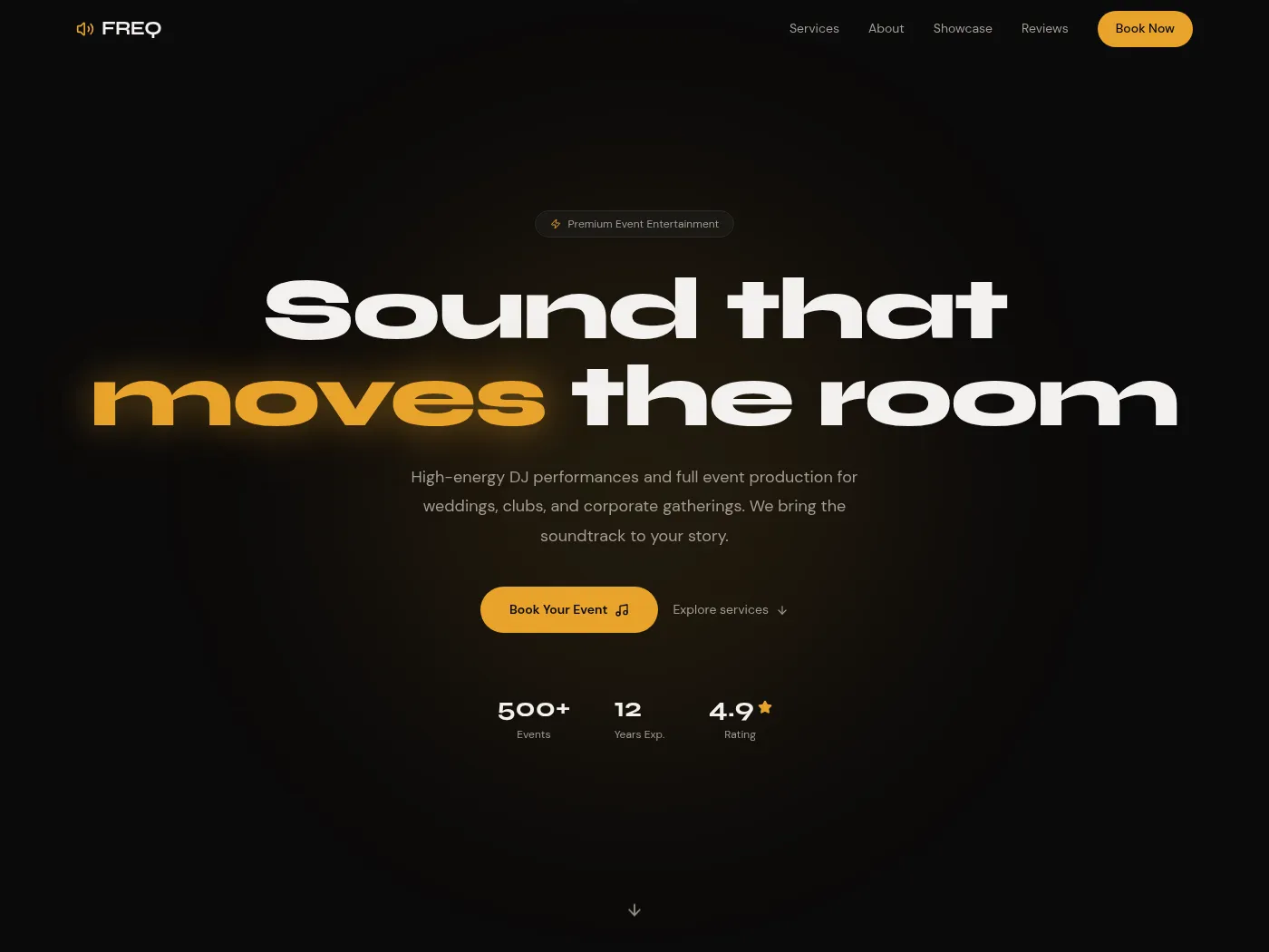 DJ Entertainment Website