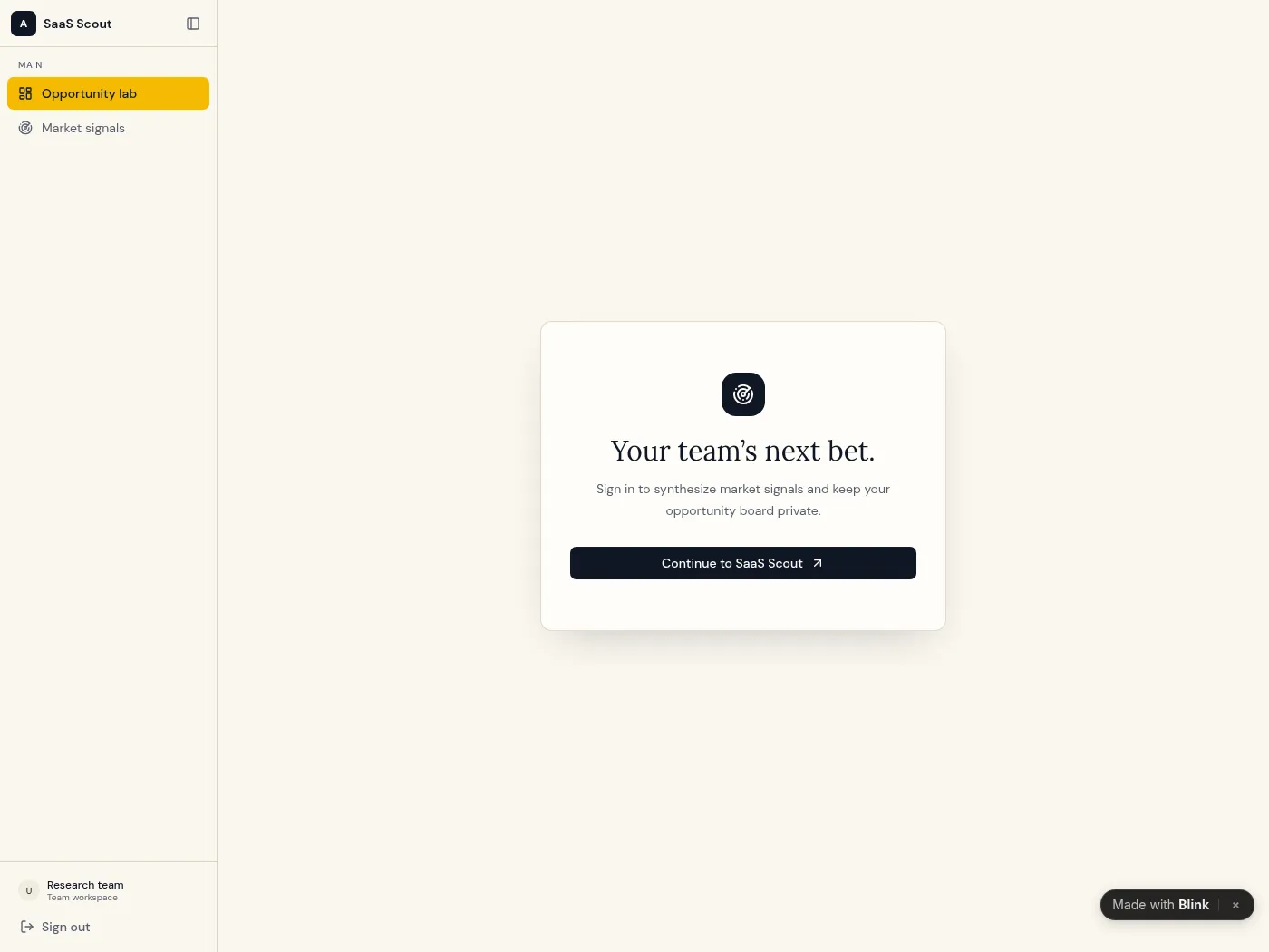 SaaS Ideation AI