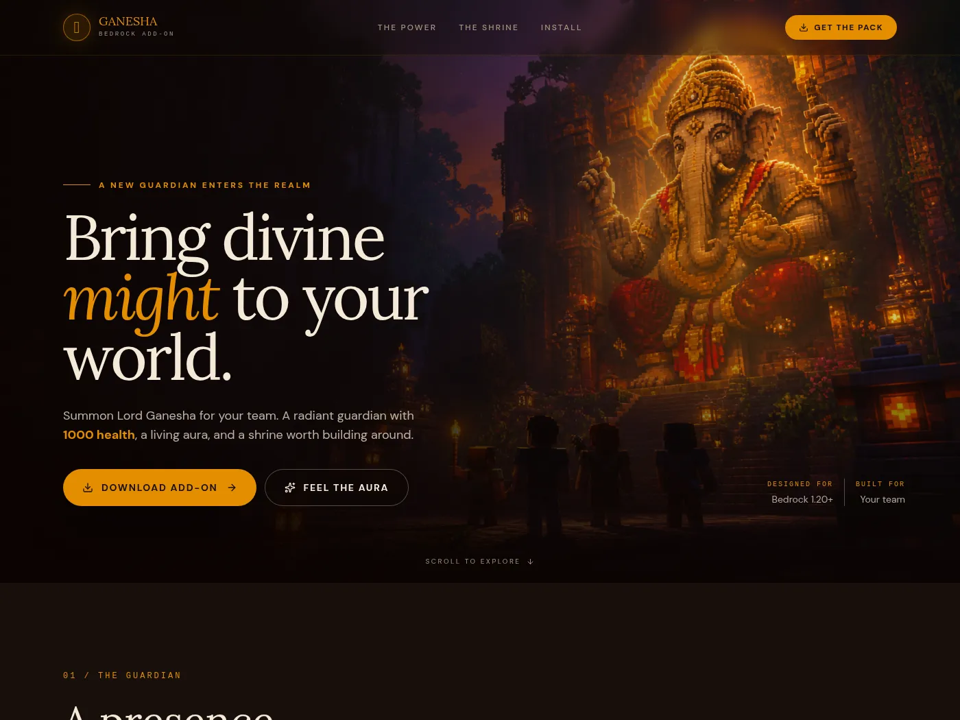 Ganesha Minecraft Add-on