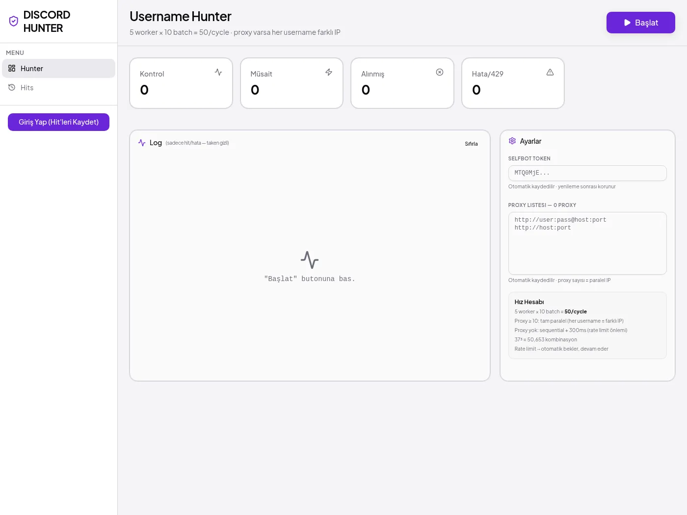 Discord Username Hunter
