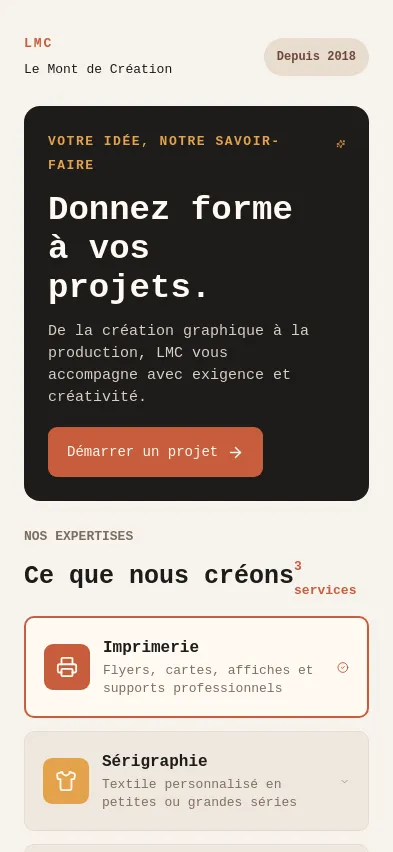 LMC Print Services App