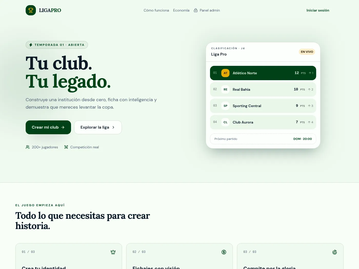Liga Futbol Pro Web