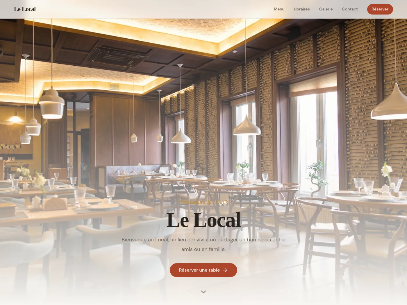 Le Local Restaurant Site