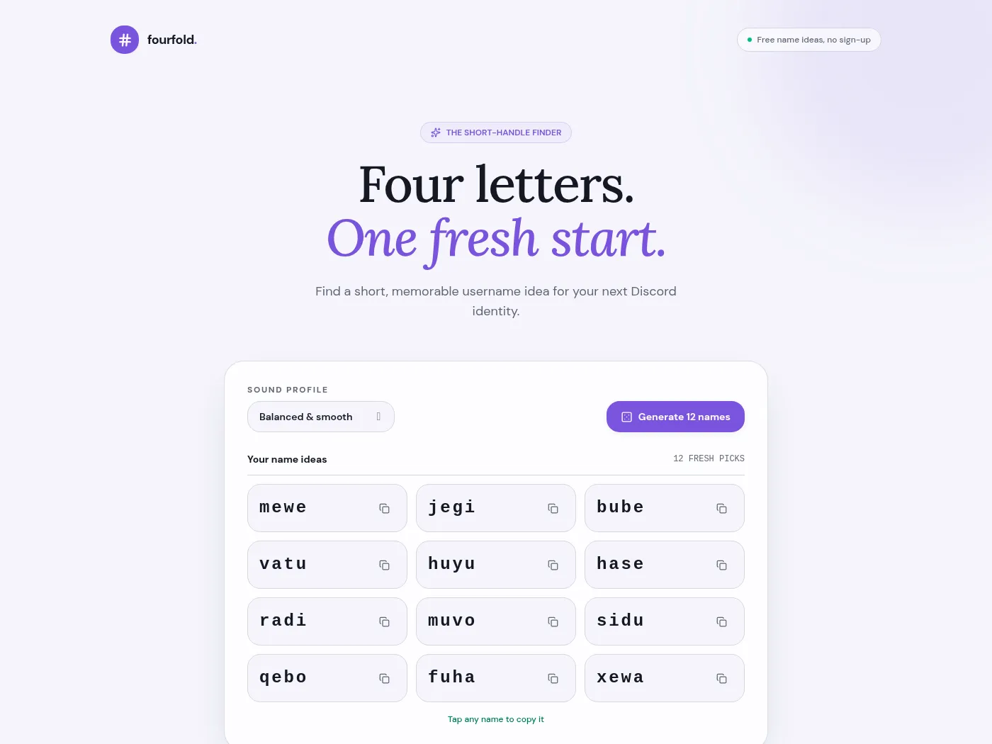 Discord 4-Letter Finder